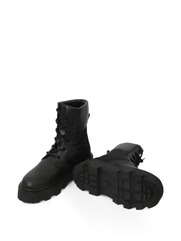 Moncler Aurea Quilted Lace-up Boots