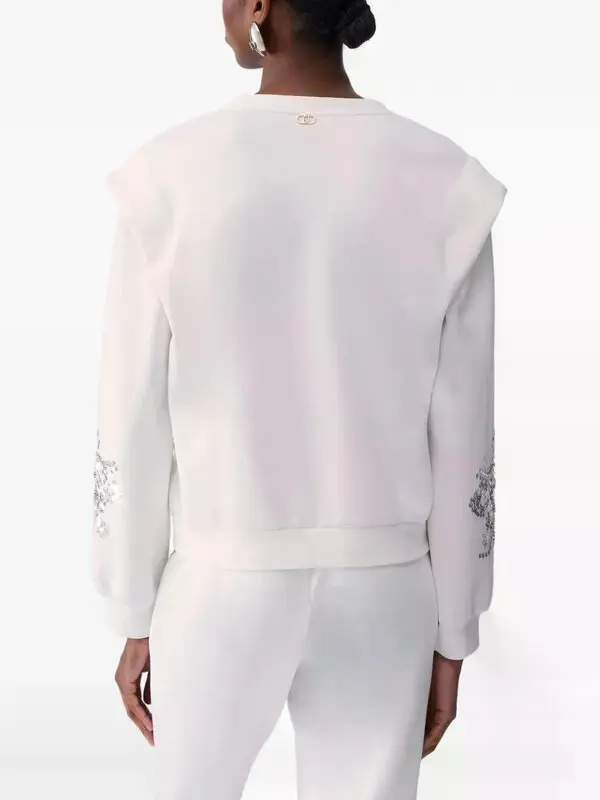 Liu Jo Sweatshirt With Jewel Embroidery