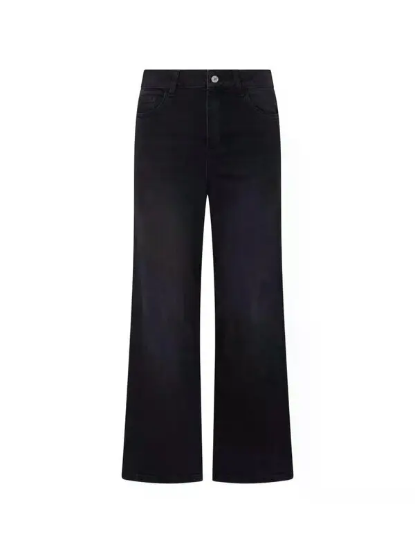 Liu Jo Cropped Flare Pants - Black