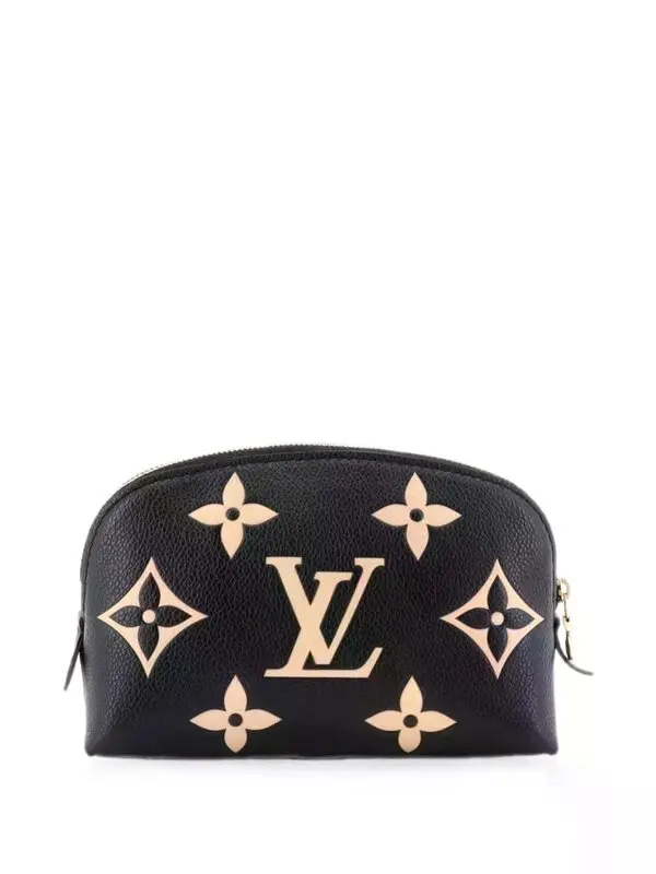 LOUIS VUITTON Cosmetic Bicolor Monogram Empreinte Giant Pouch