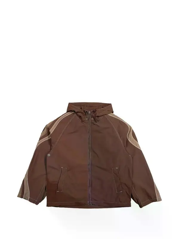 ERL Ufo Paneled Track Jacket - Brown