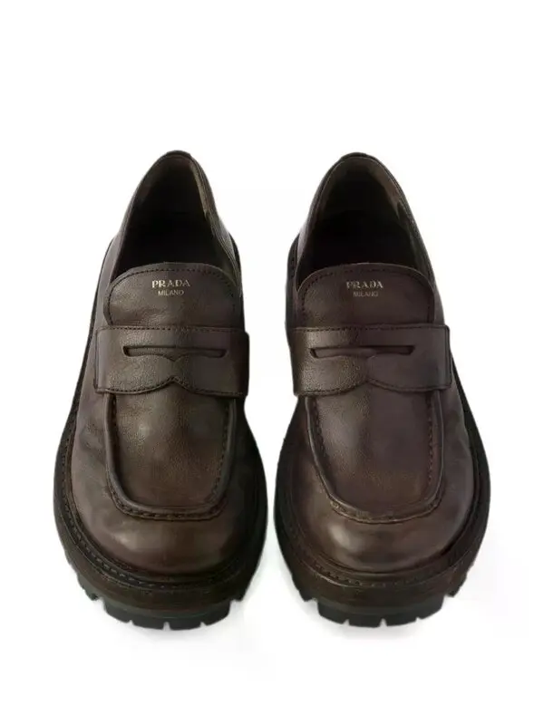 Prada Leather Loafers