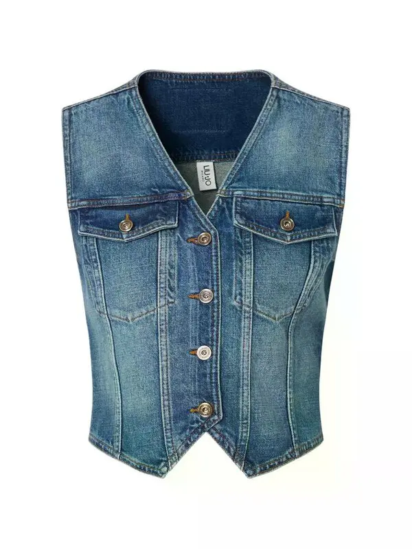 Liu Jo Denim Vest - Blue