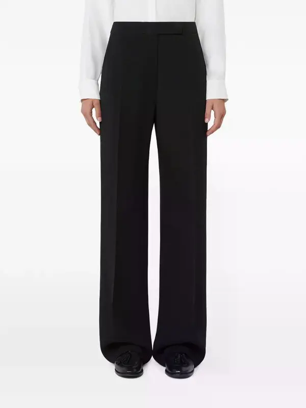 Max Mara Pressed-crease Wide-leg Trousers