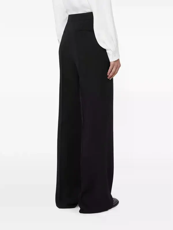 Max Mara Pressed-crease Wide-leg Trousers