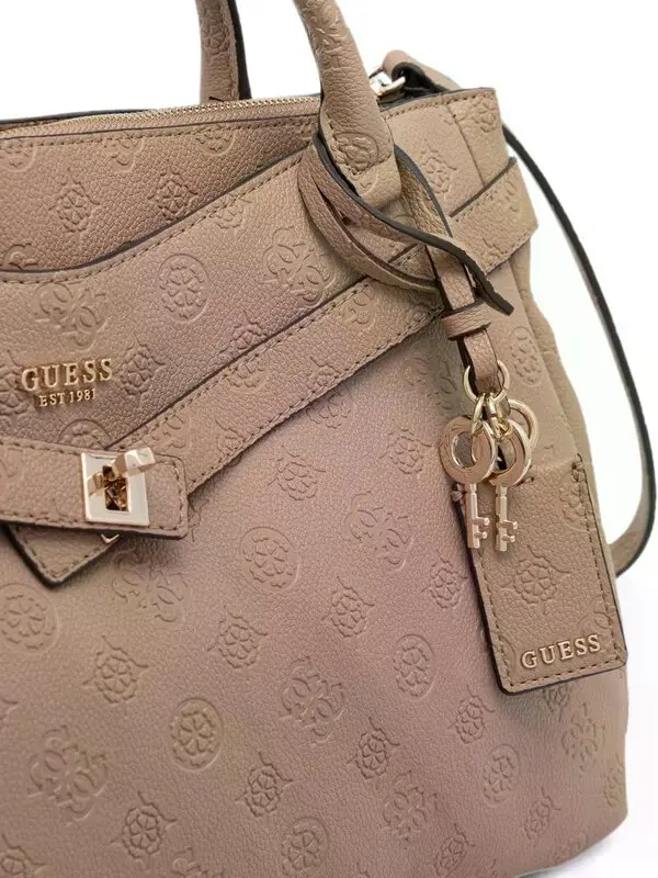 Guess Ella Logo-embossed Detachable-strap Tote Bag