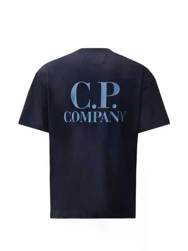 C.P. COMPANY Logo-print T-shirt - Blue