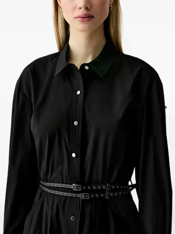 Dkny Button-down Shirt Midi Dress
