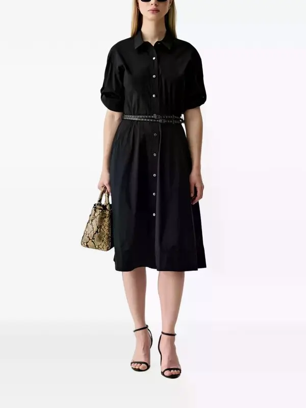 Dkny Button-down Shirt Midi Dress