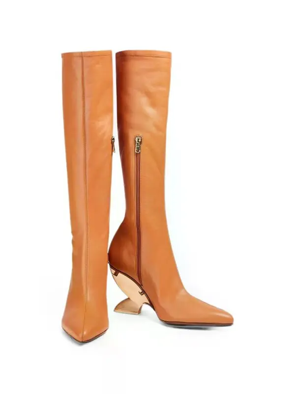 Zimmermann Sculptural-heel Knee-high Boots
