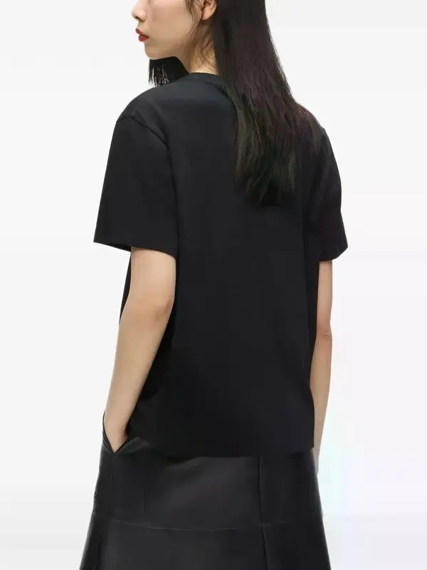 Karl Lagerfeld Rhinestone Autograph T-shirt