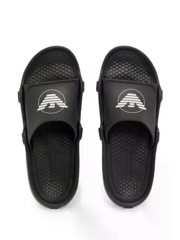 Emporio Armani Logo-print Slip-on Sandals