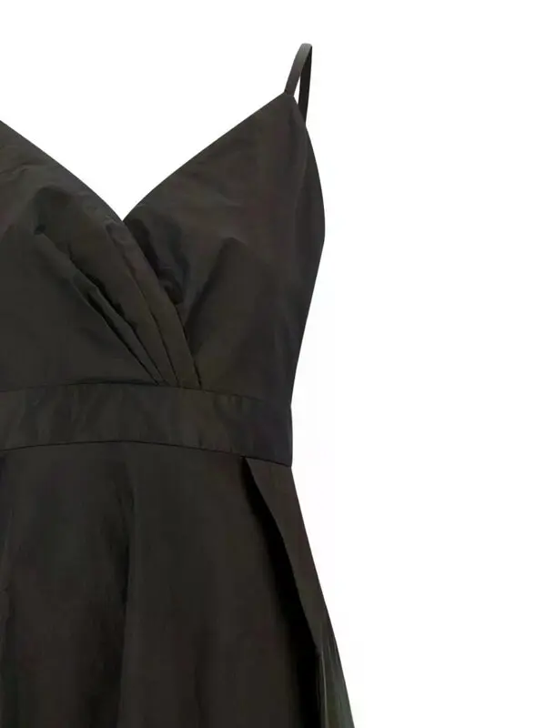 Pinko Sleeveless Maxi Dress With Pleated Skirt
