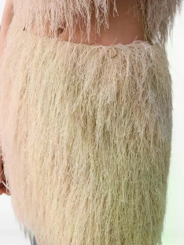 Liu Jo Fringe Mini Skirt