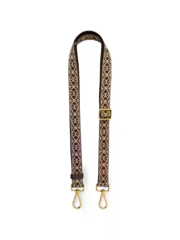 COCCINELLE Monogram-pattern Jacquard Shoulder Strap