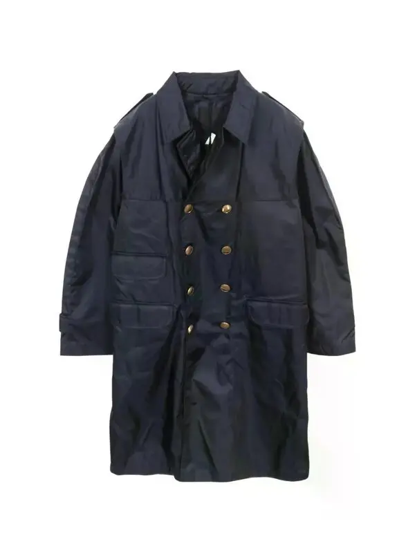 Prada Re-nylon Double-breasted Trench Coat