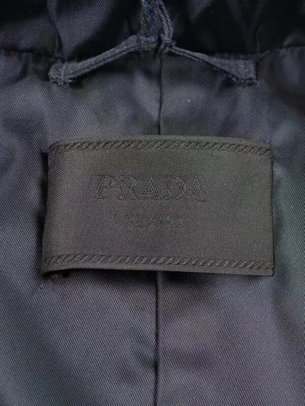 Prada Re-nylon Double-breasted Trench Coat