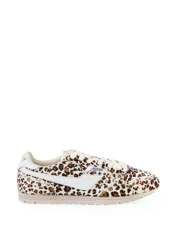 AUTRY Leopard-pattern Sneakers