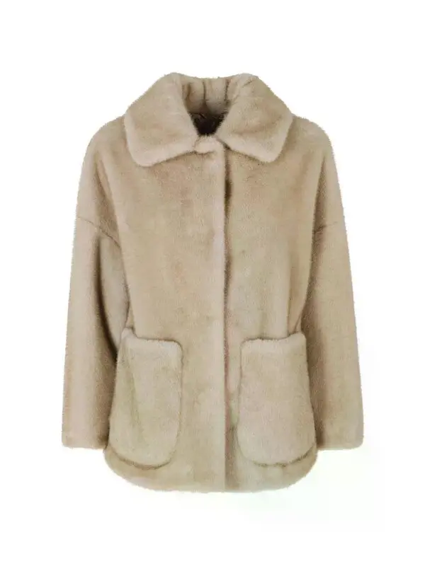 Herno Faux-fur Patch-pocket Jacket