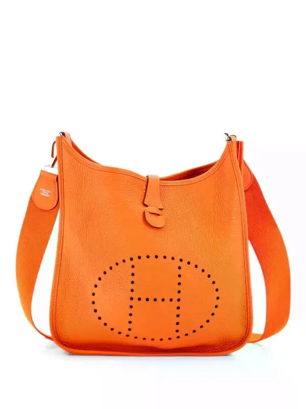Hermès Evelyne Bag Gen Iii Clemence Pm Crossbody Bag - Orange