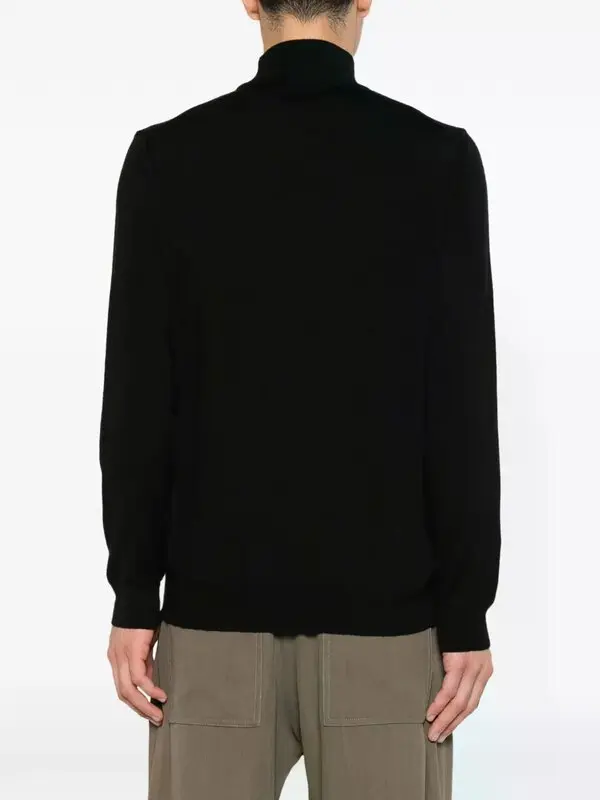 Corneliani Roll-neck Embroidered-logo Sweater