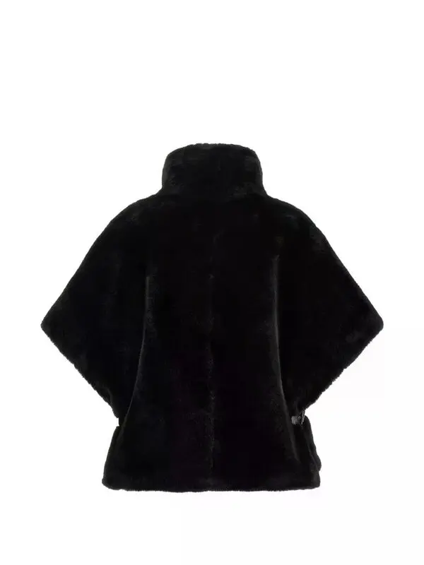 Pinko Buckle-fastening High-neck Cape