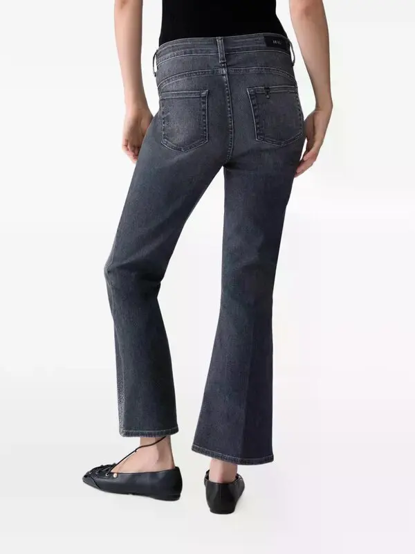 Liu Jo Bootcut Jeans With Rhinestones