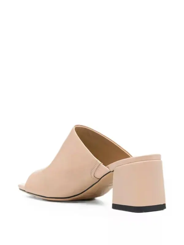 LINDA BAUMANN Open-toe Block-heel Sandals
