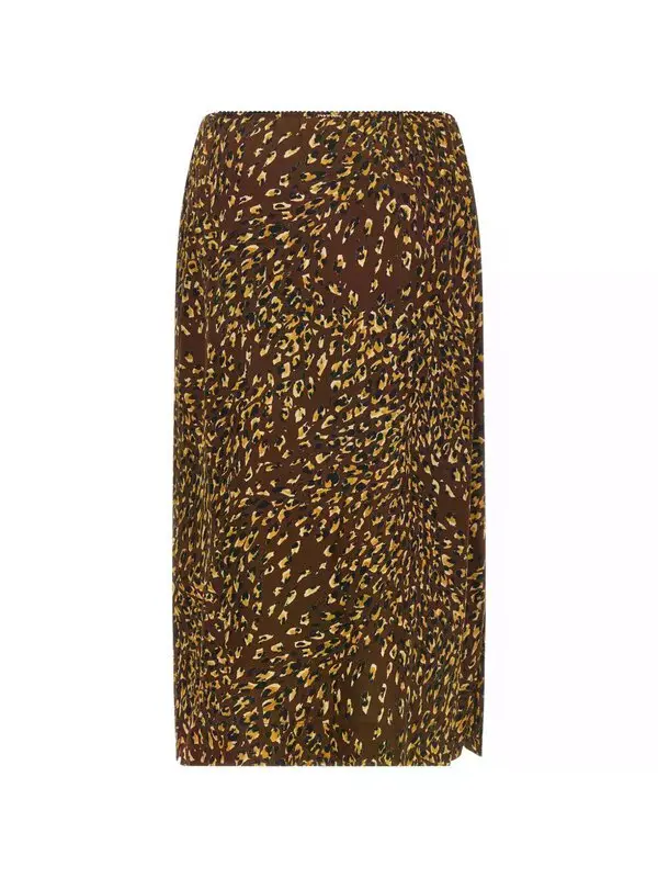 TWINSET Animal-print Midi Skirt