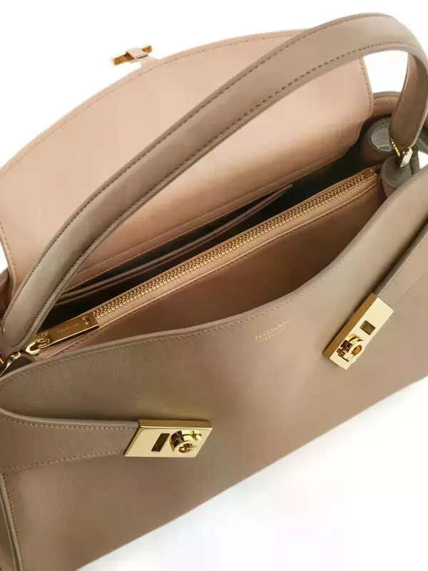 FERRAGAMO Medium Hug Soft Gancini-buckle Handbag