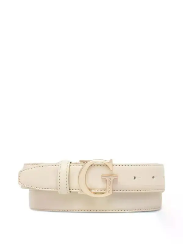 Guess G-logo Buckle Belt - Neutrals