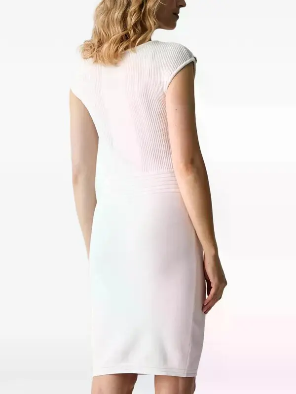 Guess Button-detail Knitted Midi Dress