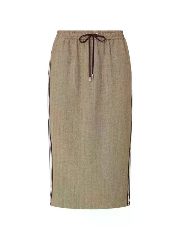 Liu Jo Midi Skirt With Side Tape