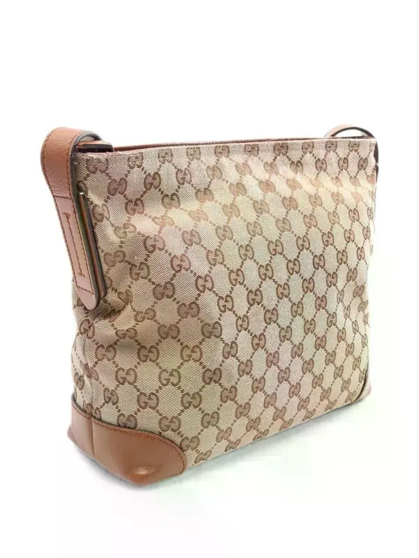 Gucci 2000s Gg Canvas Sherry Line Shoulder Bag