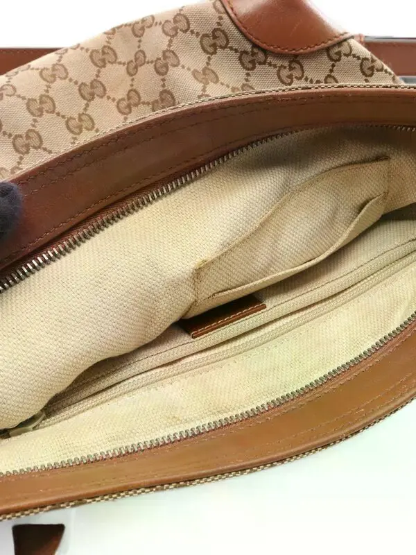 Gucci 2000s Gg Canvas Sherry Line Shoulder Bag