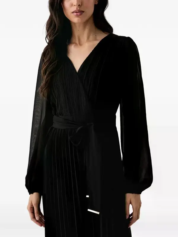 Joseph Ribkoff Pleated Belted Jumpsuit