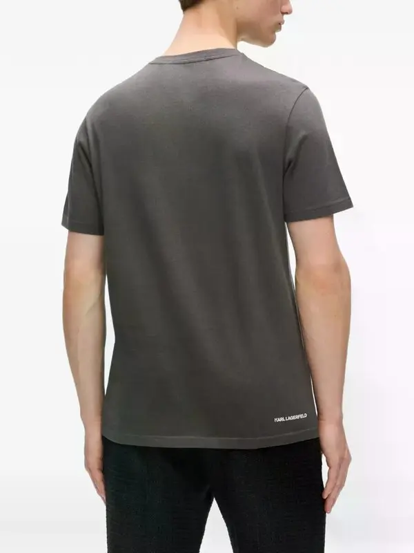 Karl Lagerfeld Logo-patch T-shirt