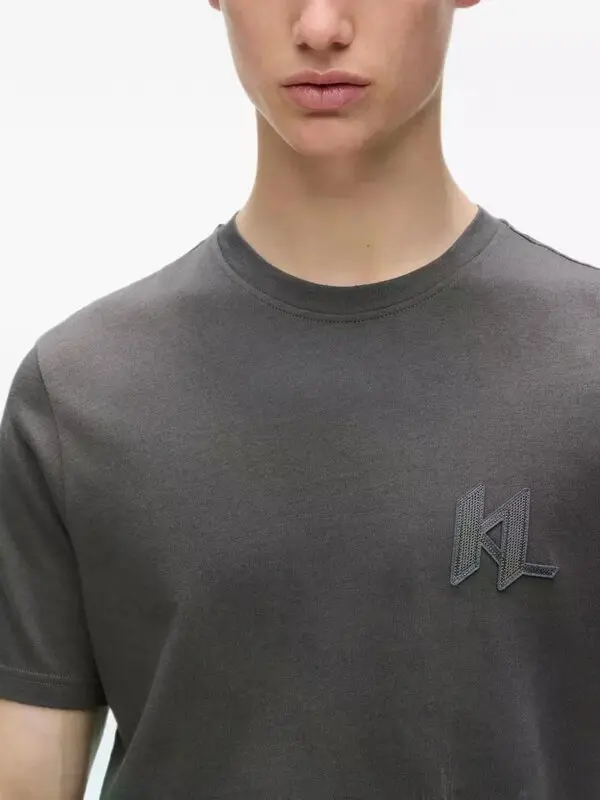 Karl Lagerfeld Logo-patch T-shirt