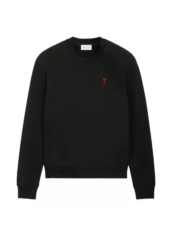 AMI Paris De Coeur Sweatshirt - Black