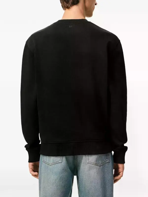 AMI Paris De Coeur Sweatshirt - Black