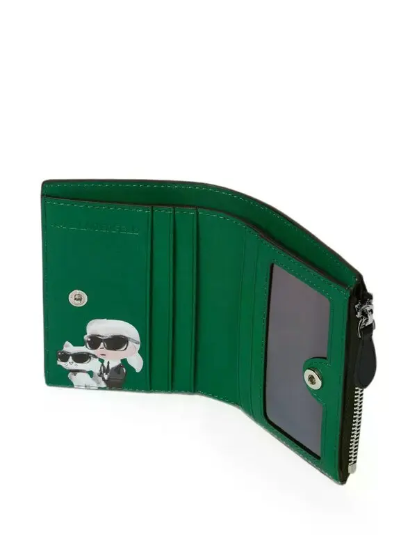 Karl Lagerfeld Small Ikon Pebble Bi-fold Wallet