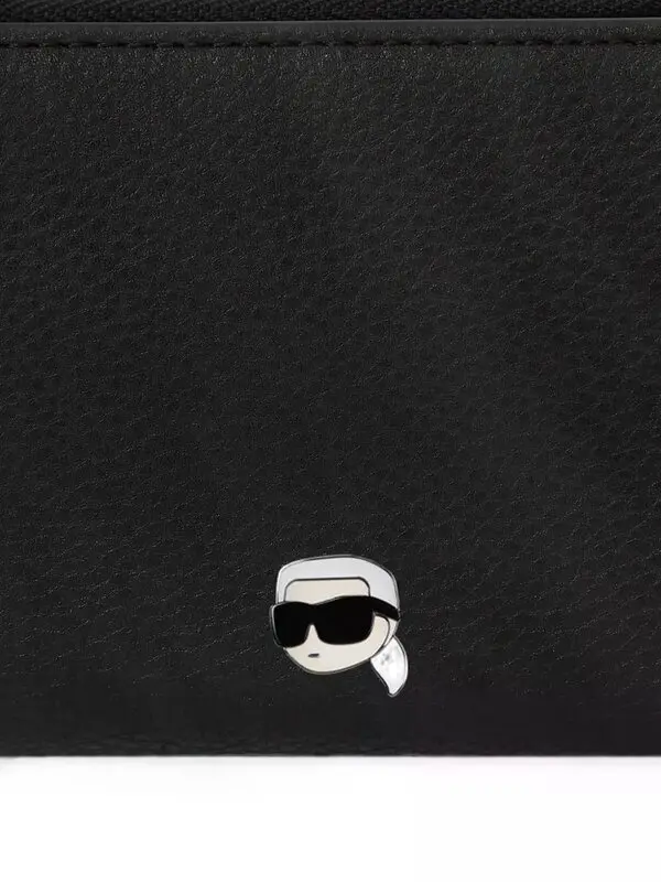 Karl Lagerfeld Small Ikon Pebble Bi-fold Wallet