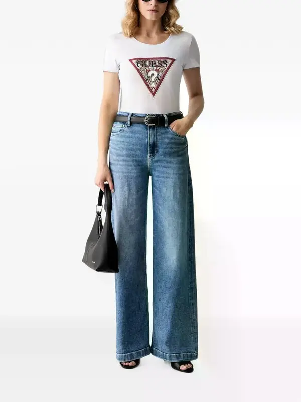 Guess Bellagio Logo-plaque Jeans