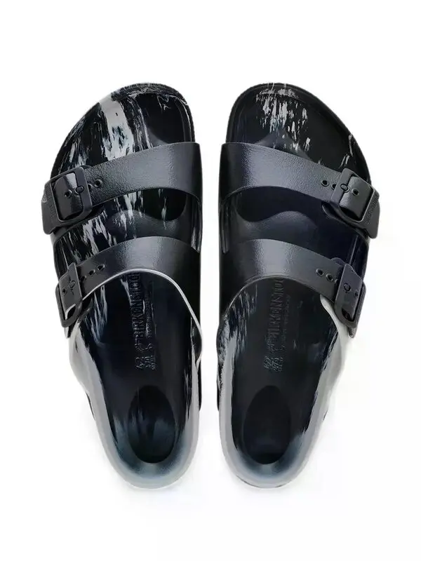 BIRKENSTOCK Arizona Marbled-effect Slides