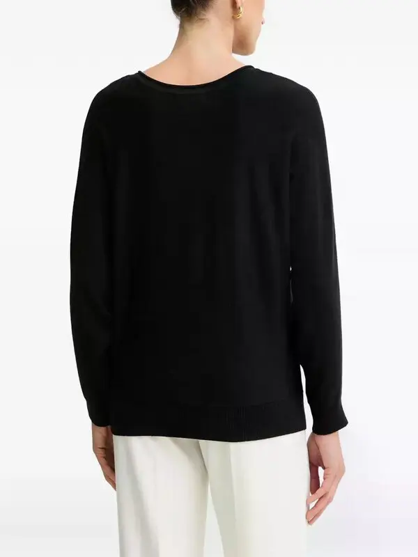 Guess Sequin-embellished Logo-print Sweater