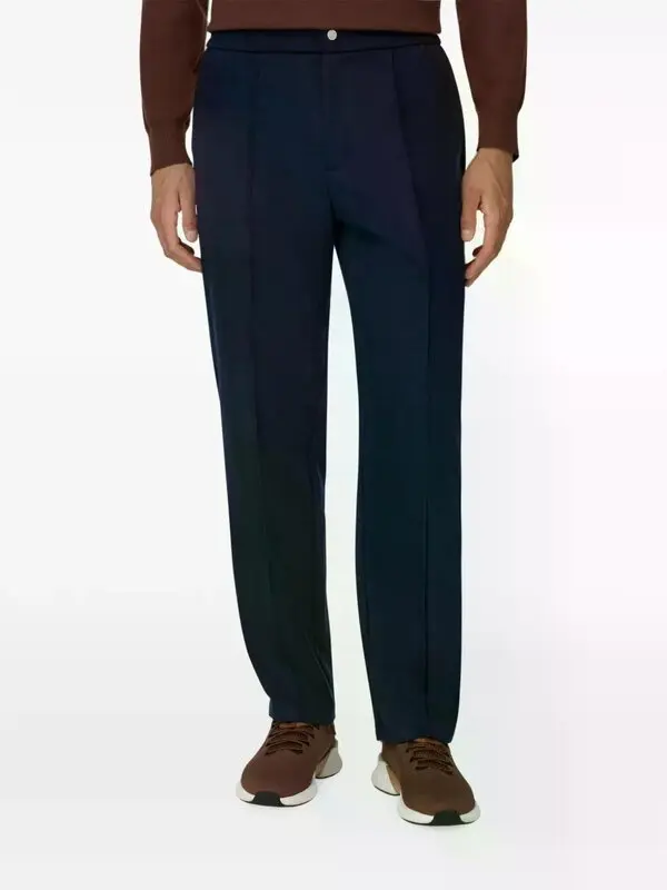 Boggi Milano Joggers In Wool-blend Wooltech