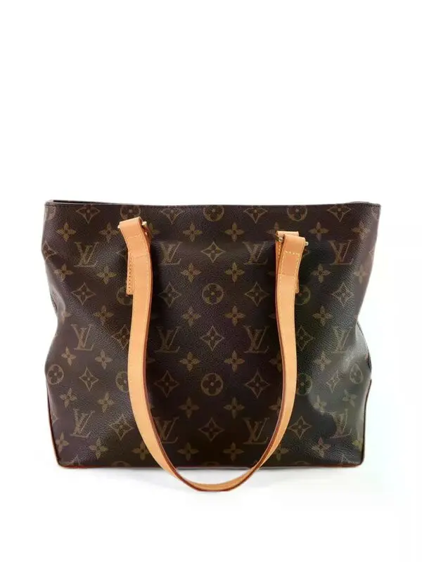 LOUIS VUITTON Cabas Piano Monogram Canvas Tote Bag - Brown
