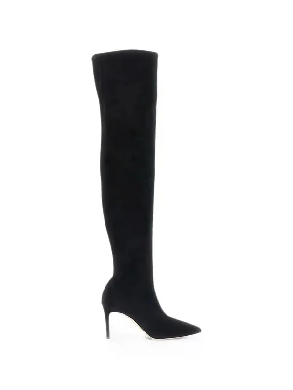 Casadei Julia Pointed-toe Over-the-knee Boots