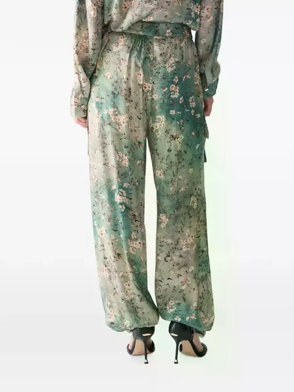 Liu Jo Printed Satin Trousers