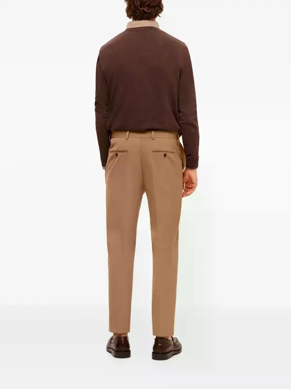 SELECTED Belt-loops Slim-fit Trousers